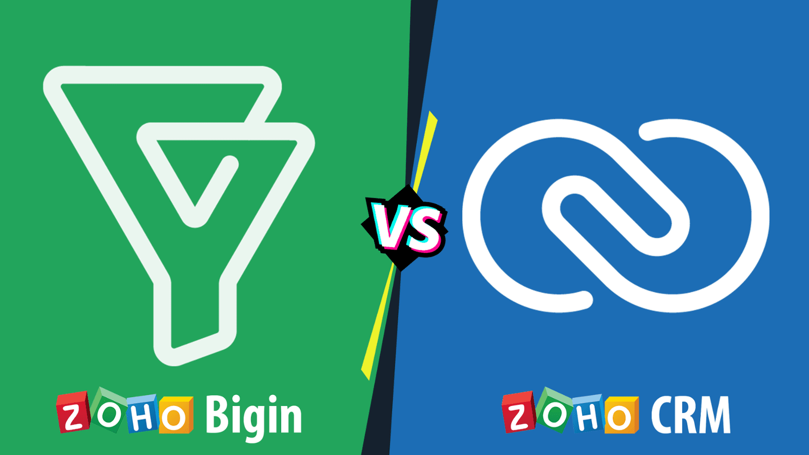 Zoho CRM vs Zoho Bigin | blungo